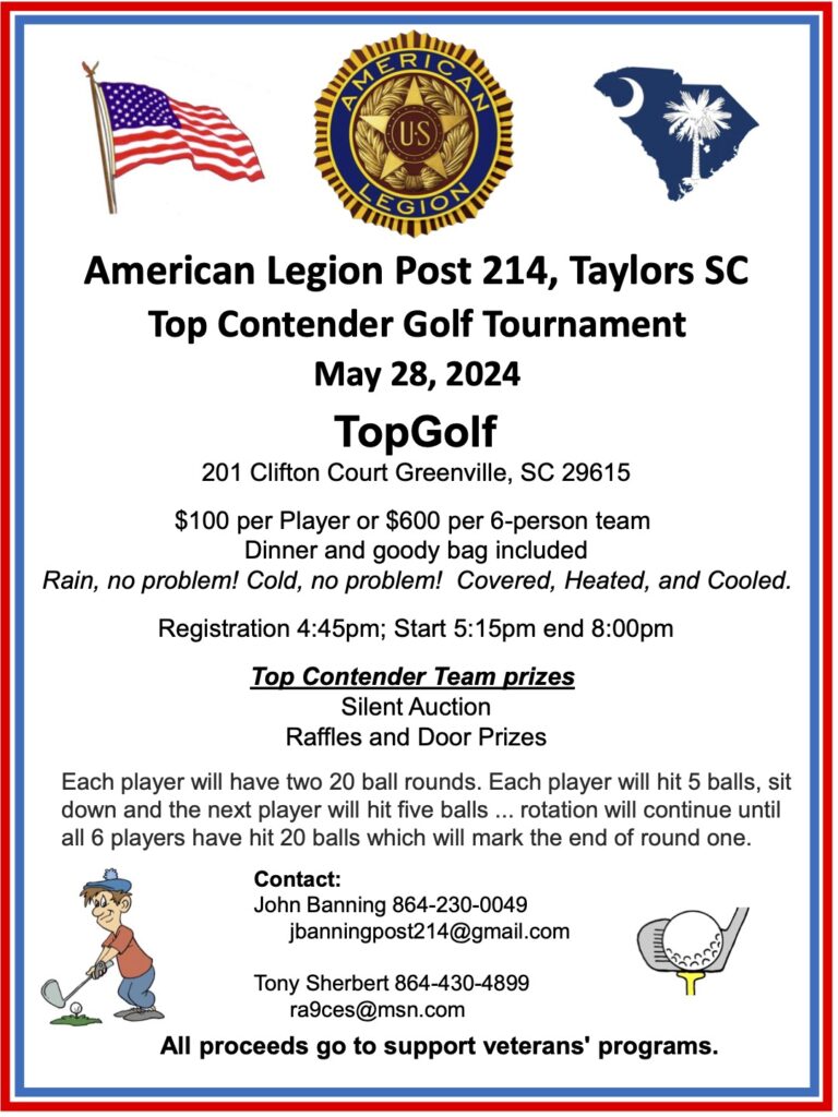 Event-1 – American Legion SC Post 214